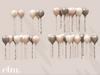 Second Life Marketplace - Elm. Brisa Balloons//Overhead Floaters [Neutrals]
